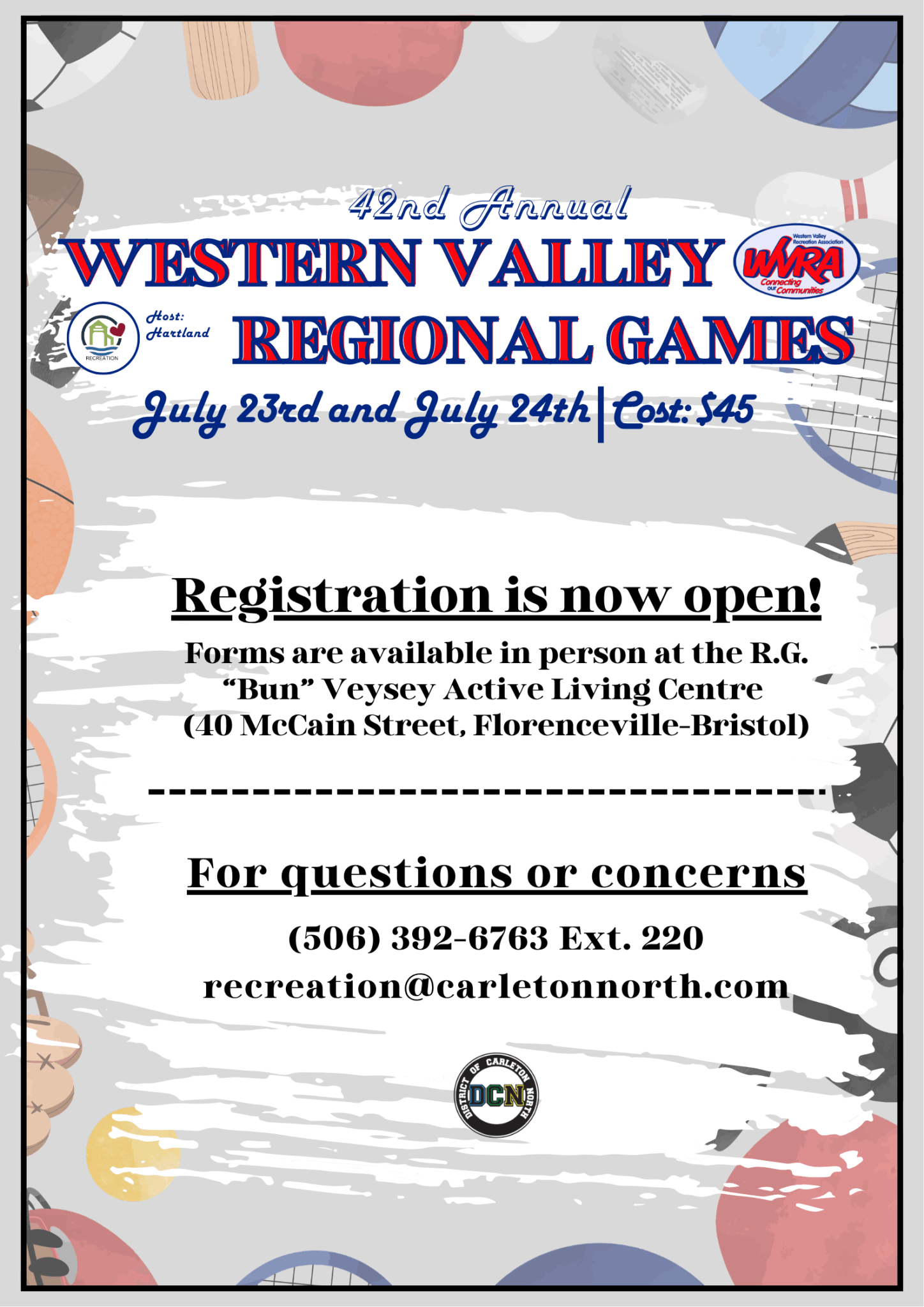 2025 Western Valley Regional Games | District of Carleton North
