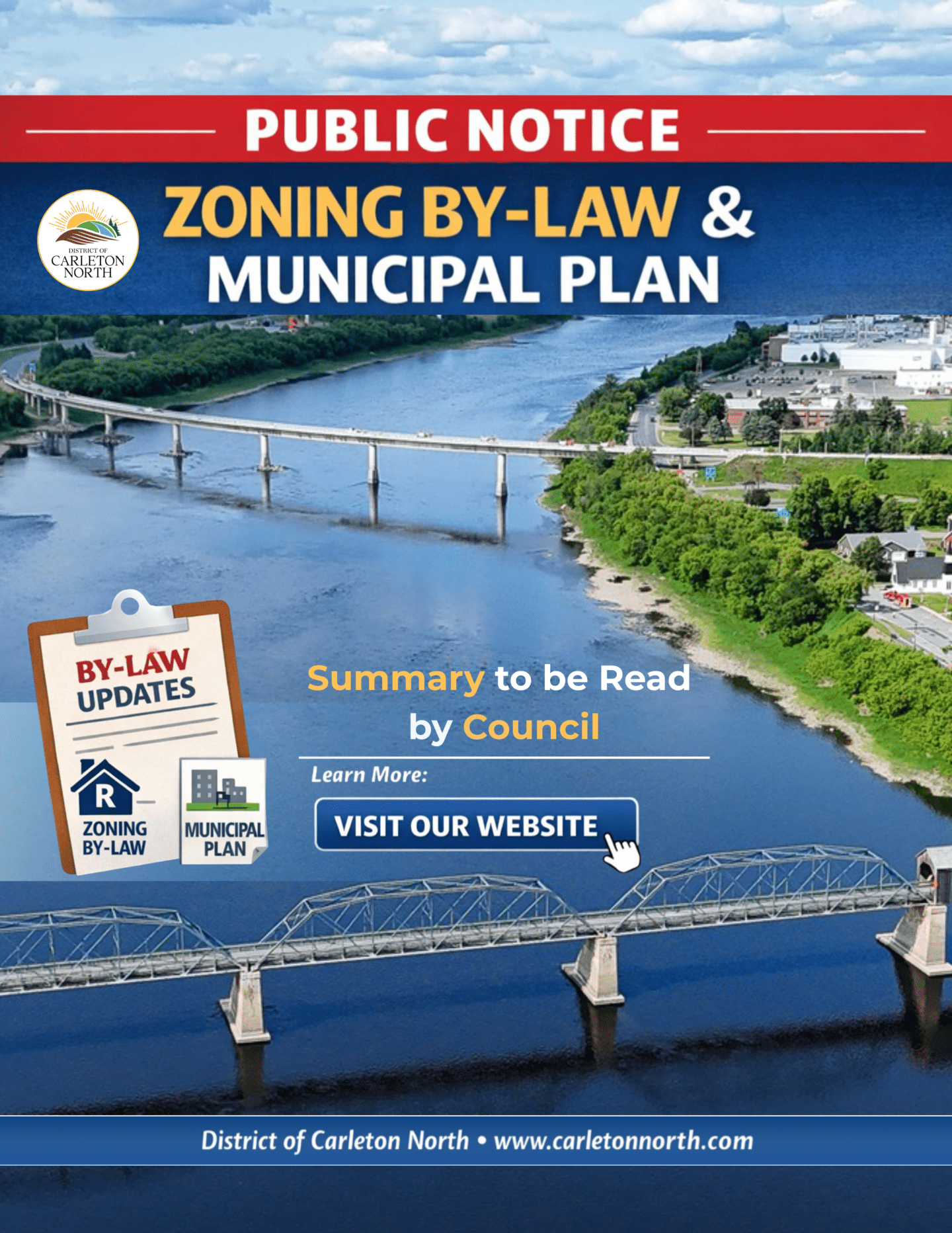 Public Notice: Proposed Zoning By-Law and Municipal Plan | District of ...